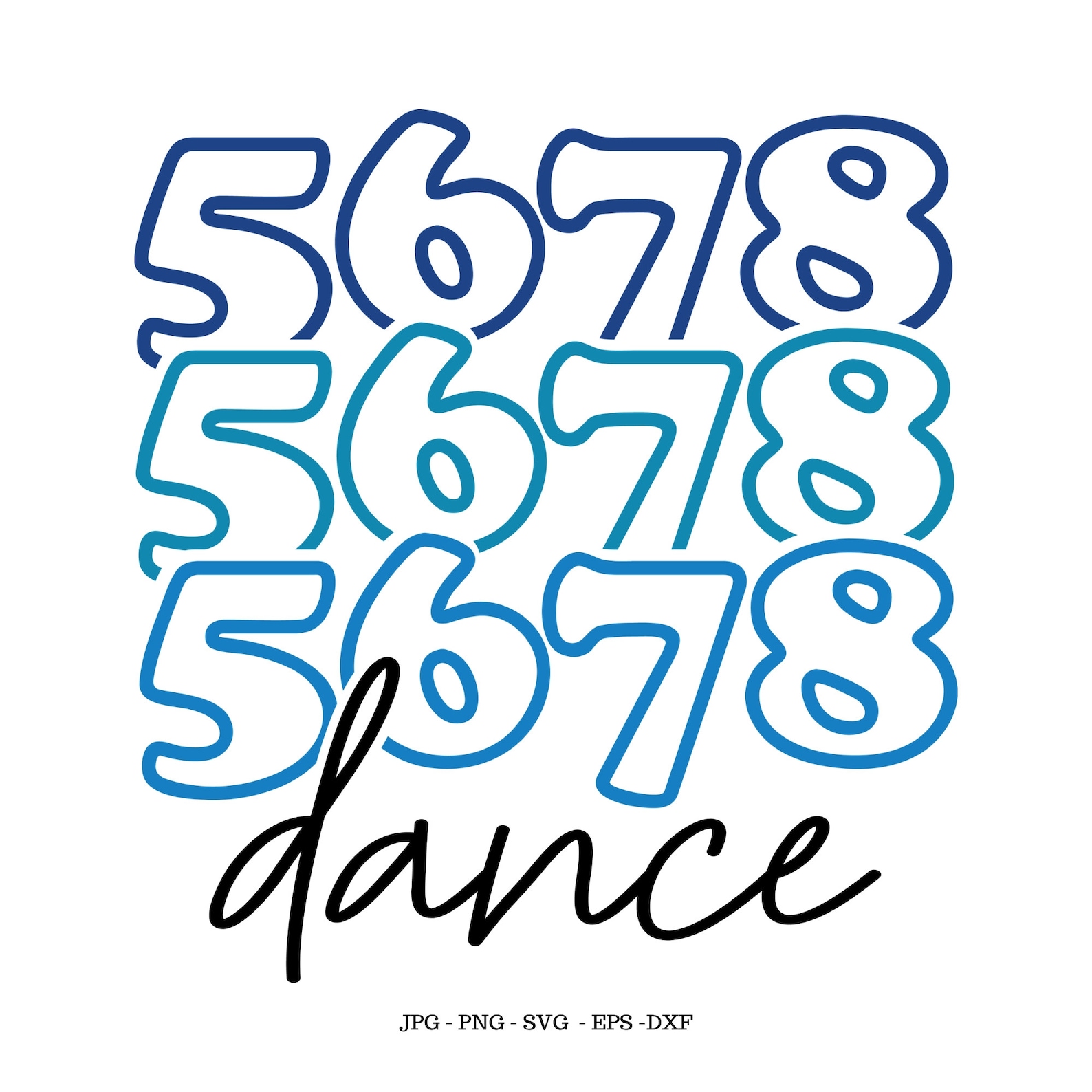 8 Counts, Dance Shirt, Dance Clip Art, Dance PNG, Dance Teacher Gift - Etsy