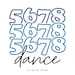 8 Counts, Dance Shirt, Dance Clip Art, Dance PNG, Dance Teacher Gift - Etsy