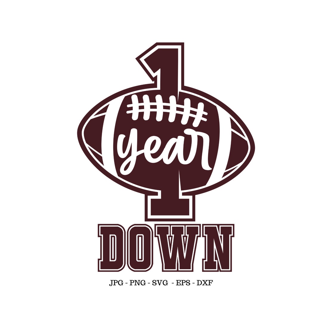 One Year Down, 1st Year Down, First Birthday Svg, First Birthday ...