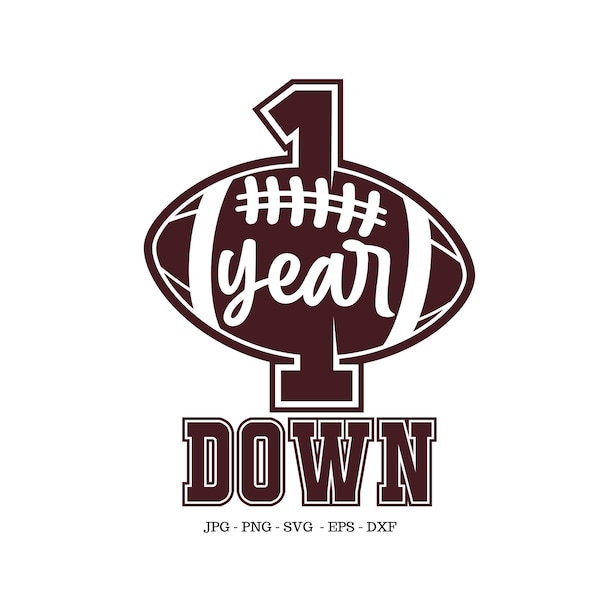 One Year Down - Etsy