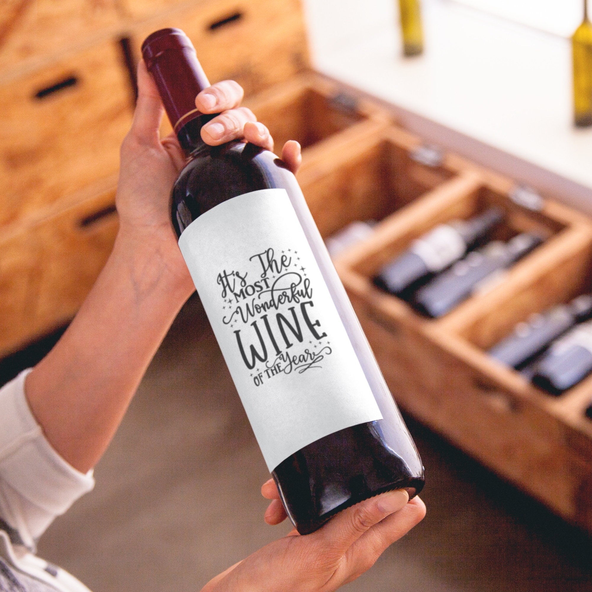 Table Decor Wine Sign Alcohol Gift Christmas Sign Most | Etsy