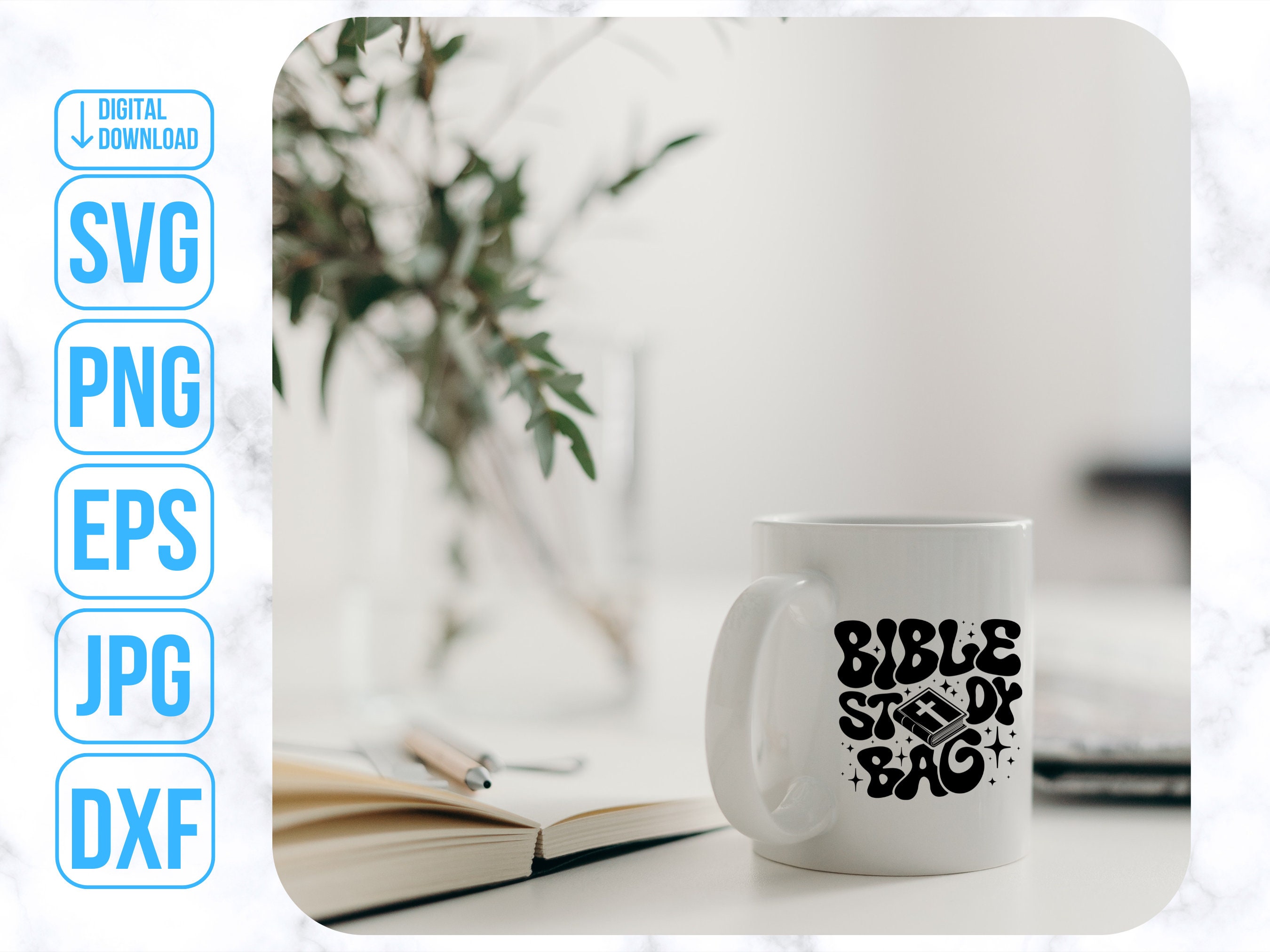 Bible Study Svg, Bible Study Bag Png, Bag Svg, Bible Bag Svg - Etsy