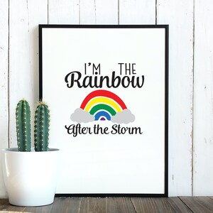 The Rainbow After the Storm, New Mom Gift, Baby Shower Gift, Gift for ...