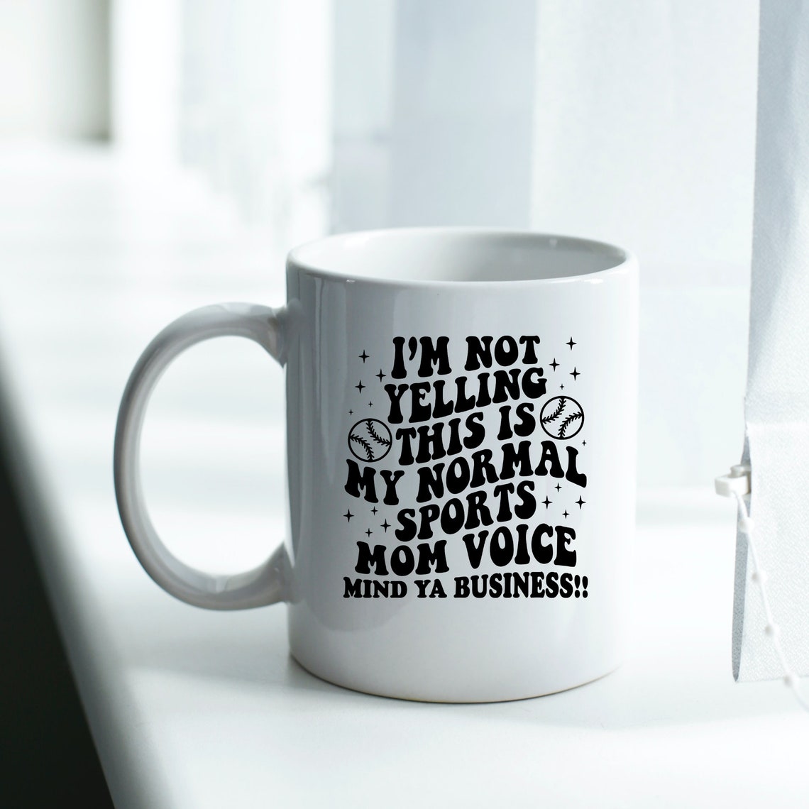 I'm Not Yelling Svg, Baseball Mom Gift, Funny Baseball Svg, Mom Voice ...