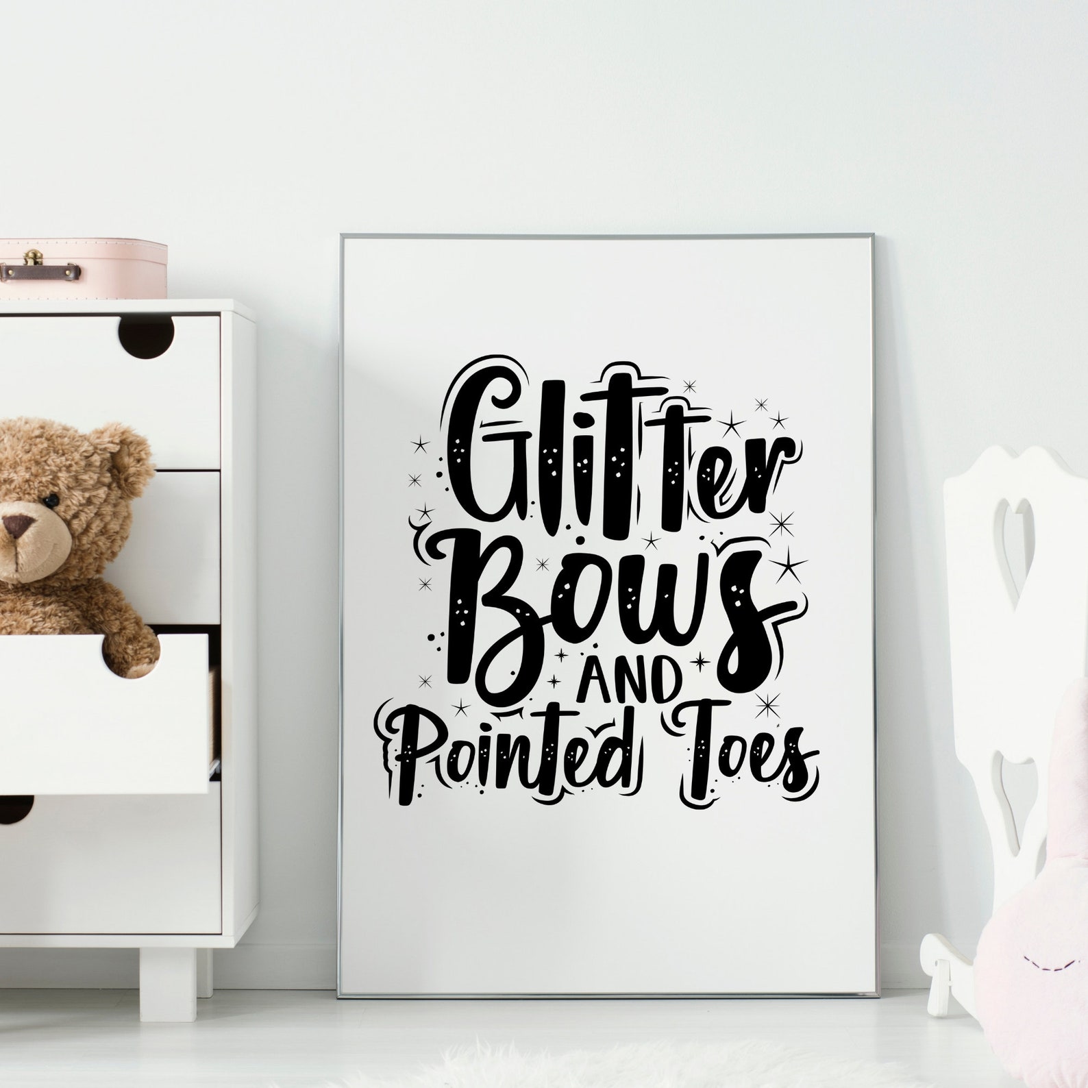 Glitter Bows and Pointed Toes Svg Dance Mom SVG Cheer SVG | Etsy