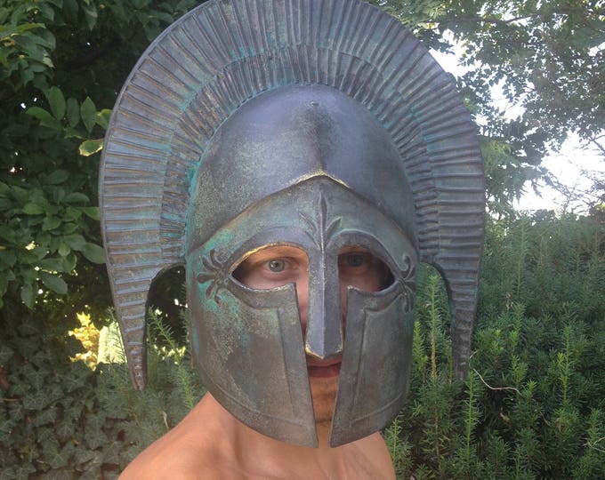 Ancient Greek Helmet, Mask Helmet, Props Hercules, Ancient Armor, Larp ...