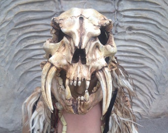 Skull Mask Fantasy Helmet Monster Mask Cosplay Costume | Etsy