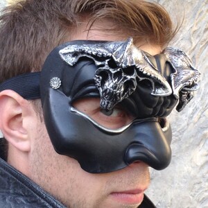 Black Mask, Halloween Mask, Skull Mask, Halloween Mask, Apocalyptic ...
