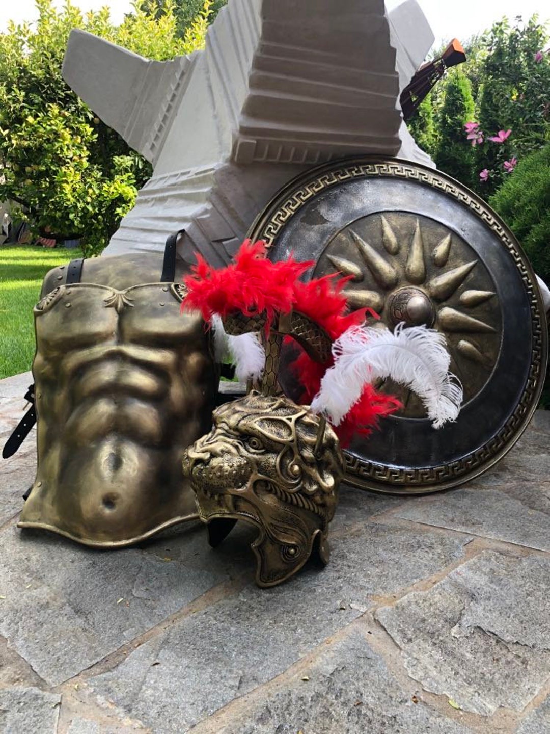 Ancient Armor Set, Greece Armor Reconstruction, Larp Armor, Alexander ...