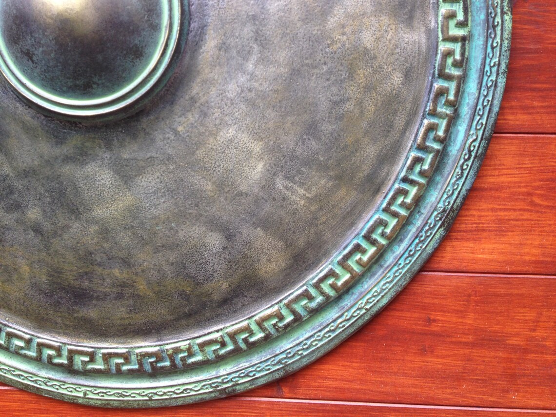 Replica Greek Shield Larp Shield Ancient Warrior Shield Metal | Etsy