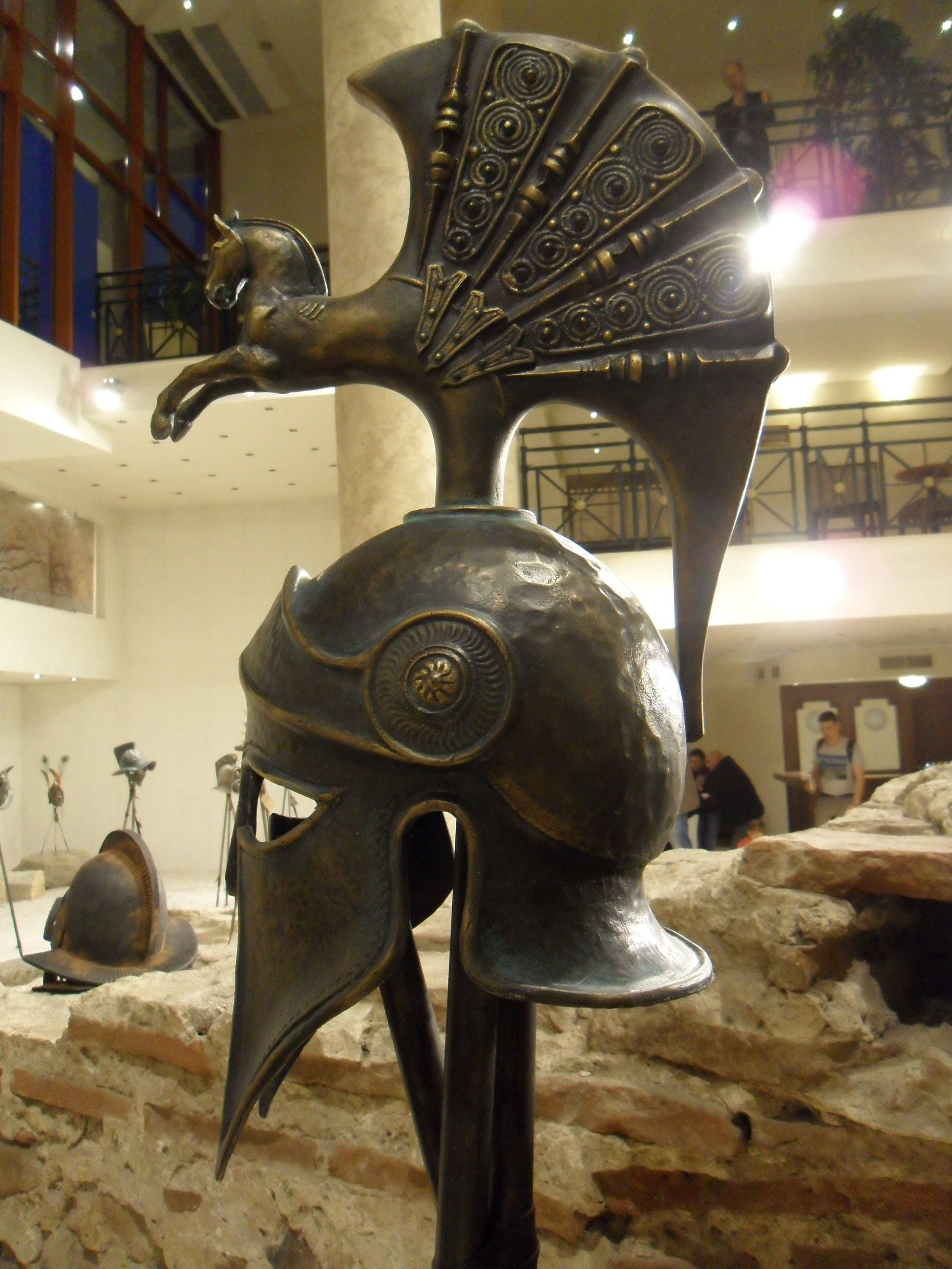 Elmo greco elmetto antico elmo Larp armatura antica | Etsy