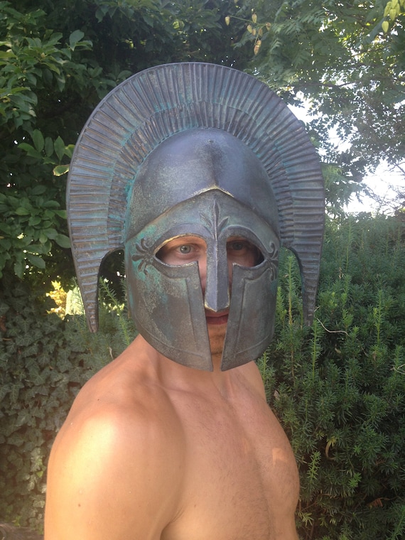 Ancient Greek Helmet Mask Helmet Props Hercules Ancient Armor | Etsy UK