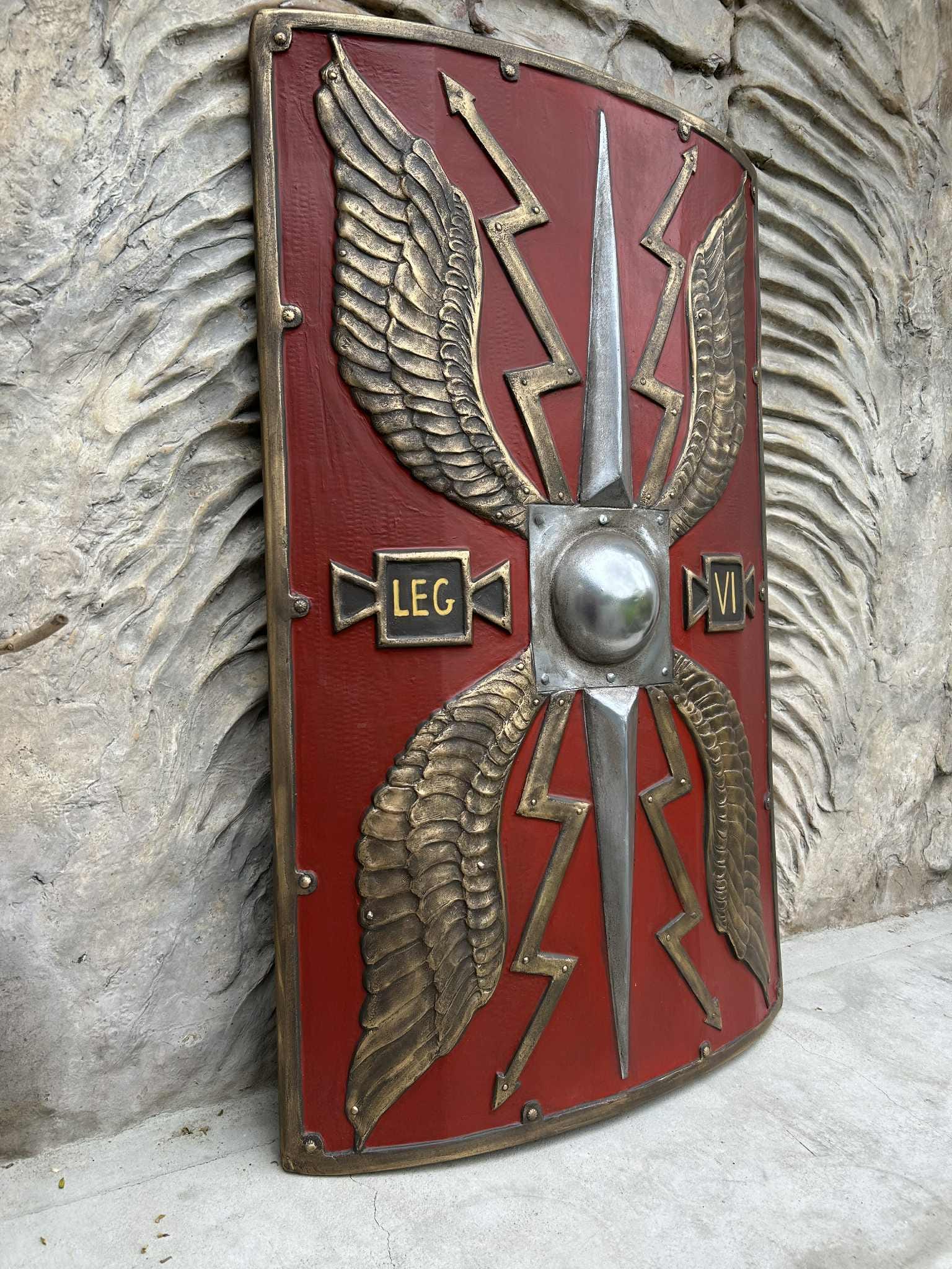 Custom Order - Giovanni Cancellieri- Roman Legionary Scutum Shield ...
