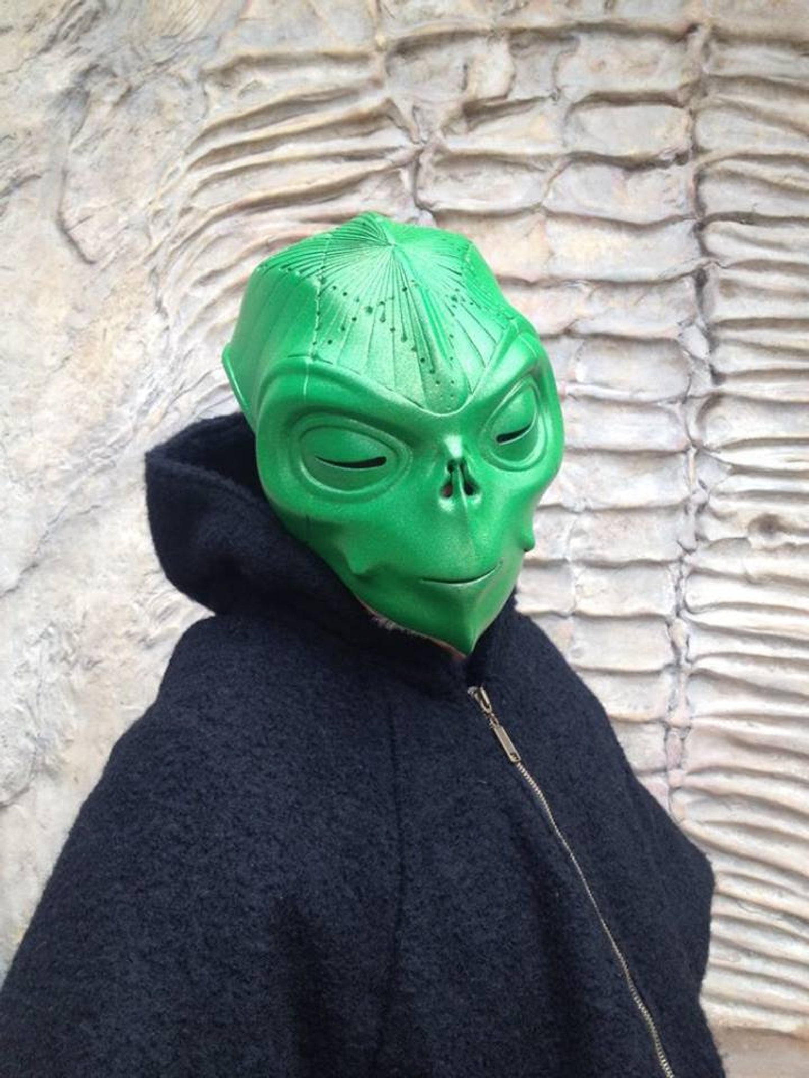 Maschera Aliena Verde, Alieni, Maschere, Casco Alieno, Invasore, UFO ...