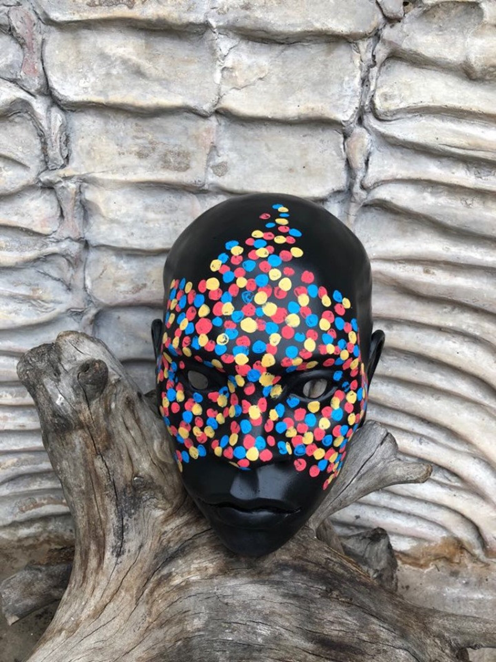 Masquerade Mask, Burning Man Costume, Shaman Headdress Warrior Costume ...