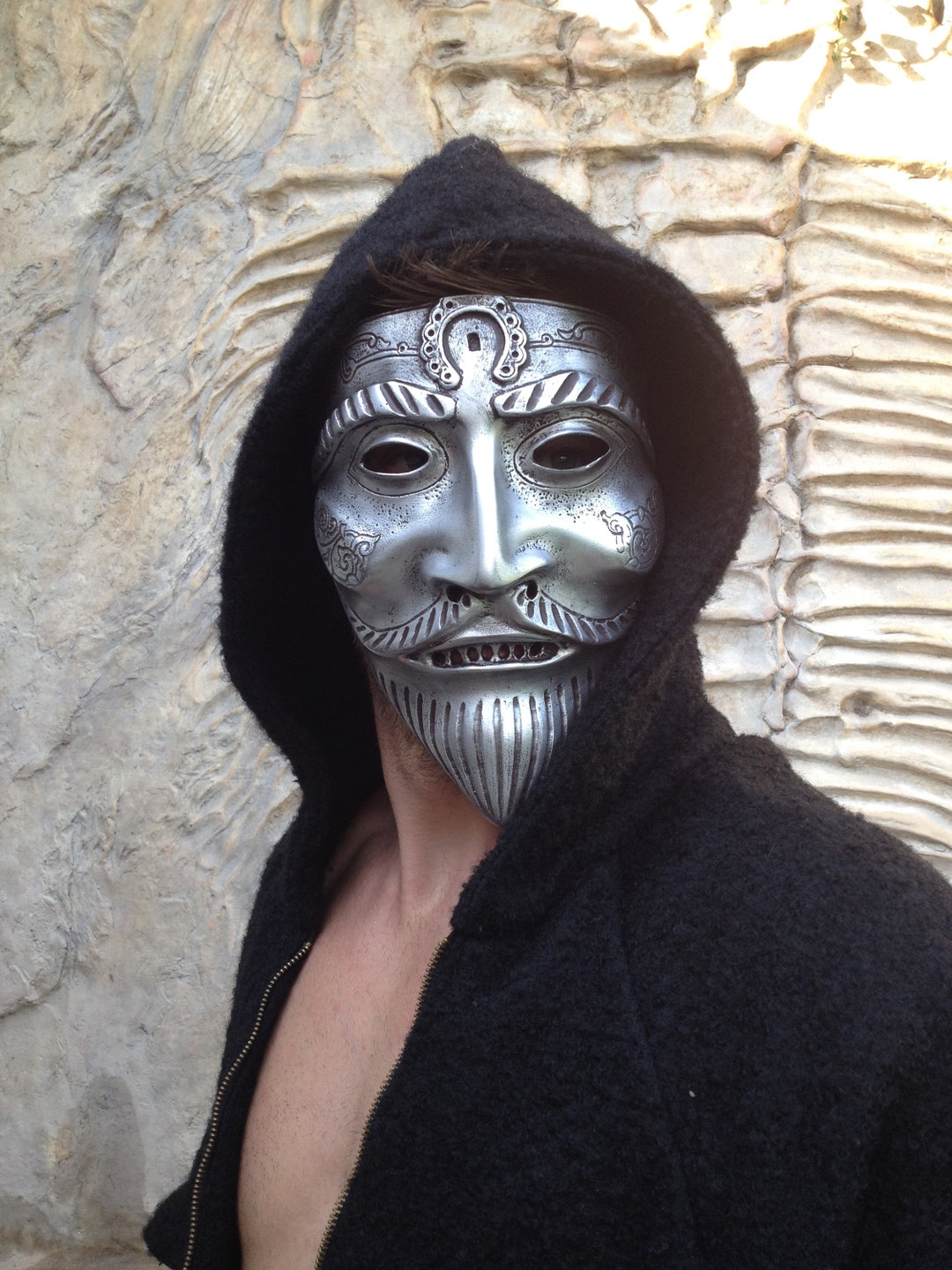 Battle Mask, Medieval Armor, Baron Mask, Accessories, Mask of Nobleman ...