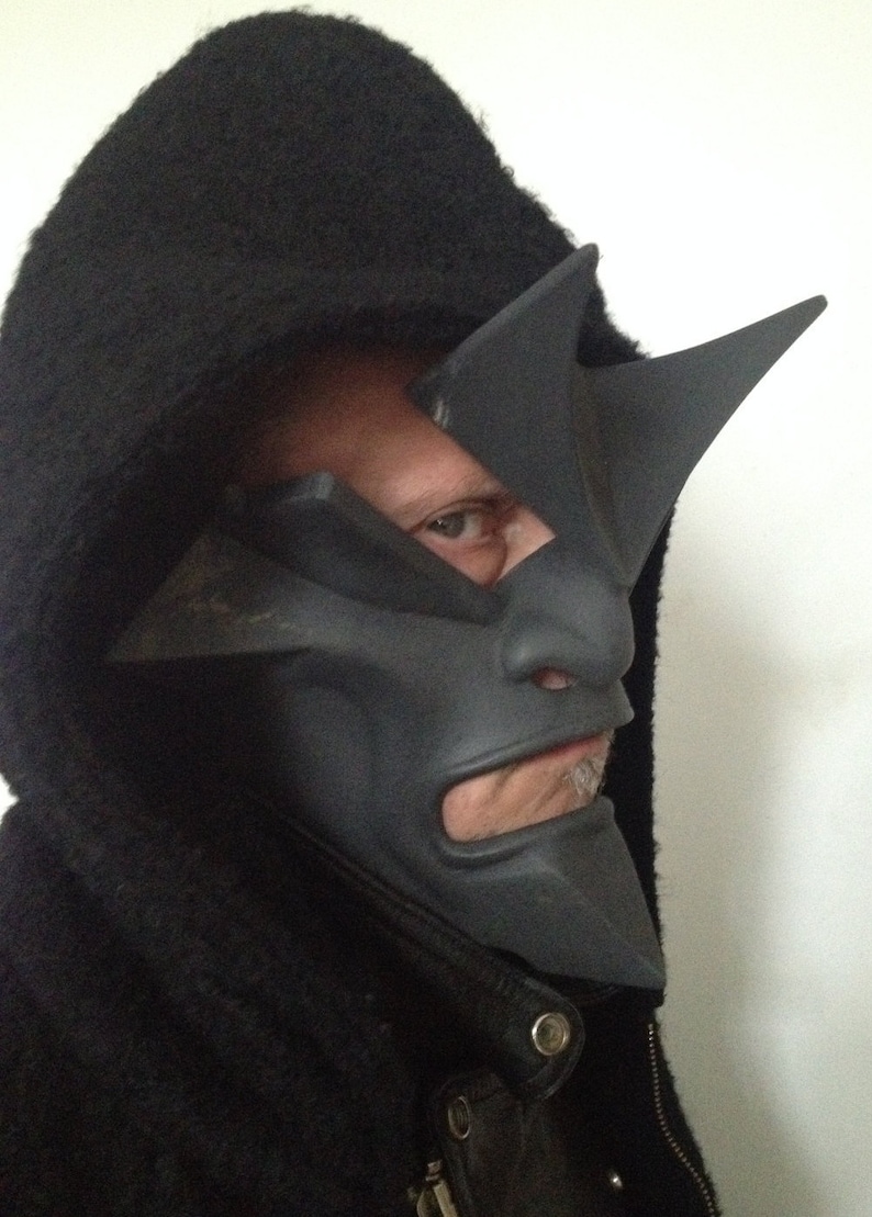 Halloween Devil Face Masquerade Mask Mask Dark Burton - Etsy