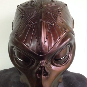 Aliens Masks Set - Bronze and Silver Mask, Masquerade Mask, Burning Man ...