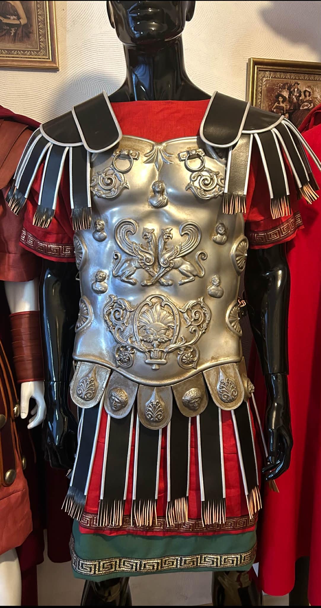 Roman Emperor Armor Replica | Fiberglass Cuirass With Leather | LARP ...