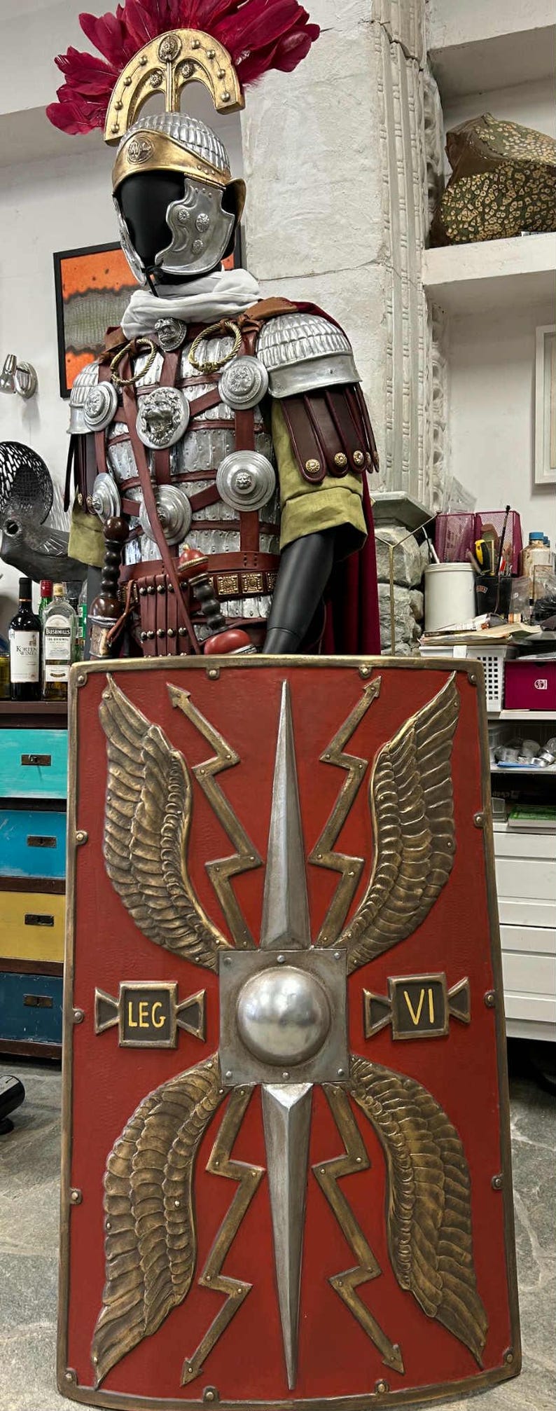 Custom Order - Giovanni Cancellieri- Roman Legionary Scutum Shield ...