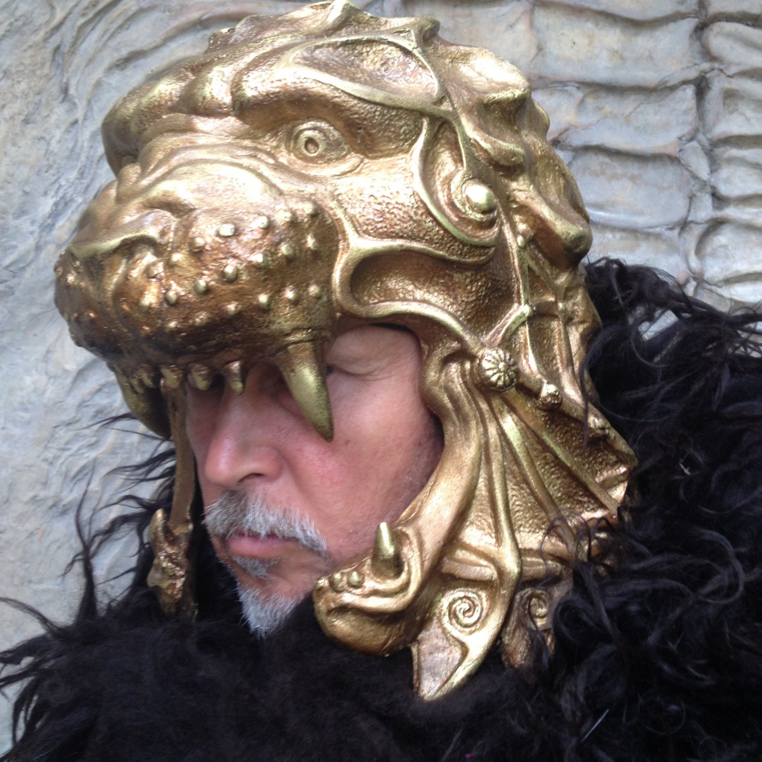 Ancient Helmet Ancient Armor Animal Masks Gold Mask Animal | Etsy