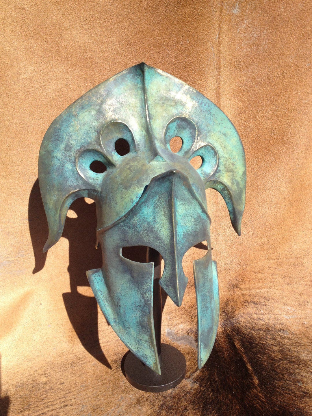 Spartan Helmet: Ancient Greek Military Armor, Cosplay Mask - Etsy UK