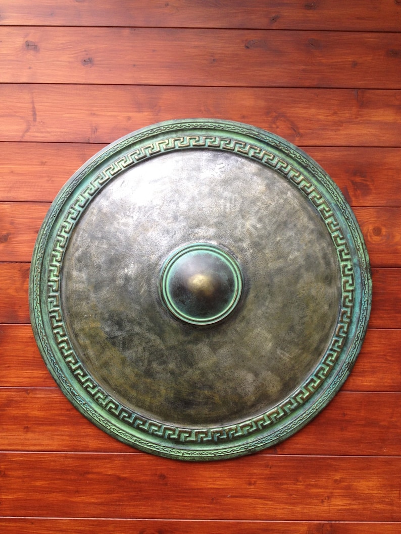 Replica Greek Shield Larp Shield Ancient Warrior Shield Metal | Etsy