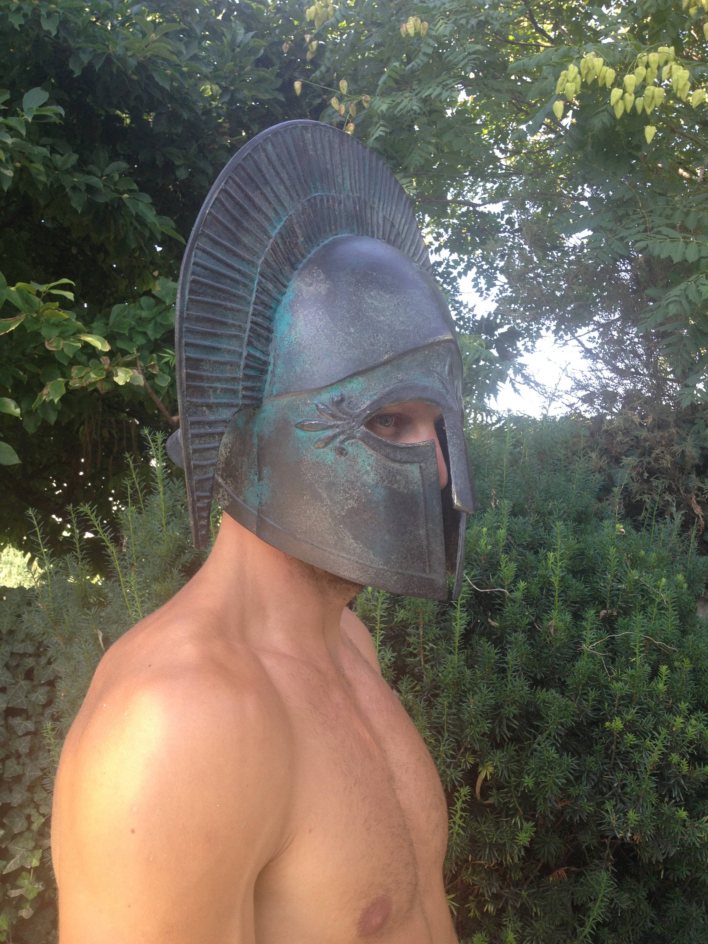 Ancient Greek Helmet Mask Helmet Props Hercules Ancient Armor | Etsy UK