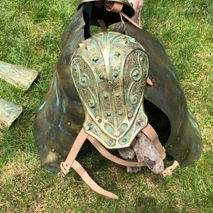 Pauldrons Shoulder Armor EHD Bumper Wrist Guards, Larp Armor, Ancient ...