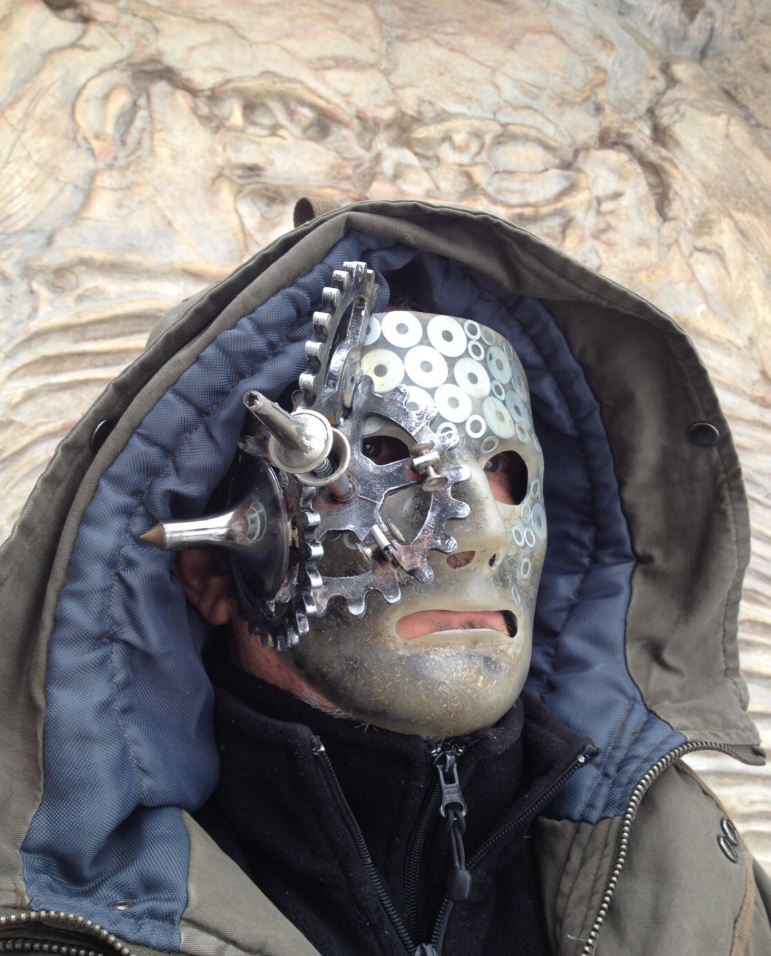 Steampunk Mask Mad Max Halloween Mask Techno Mask | Etsy