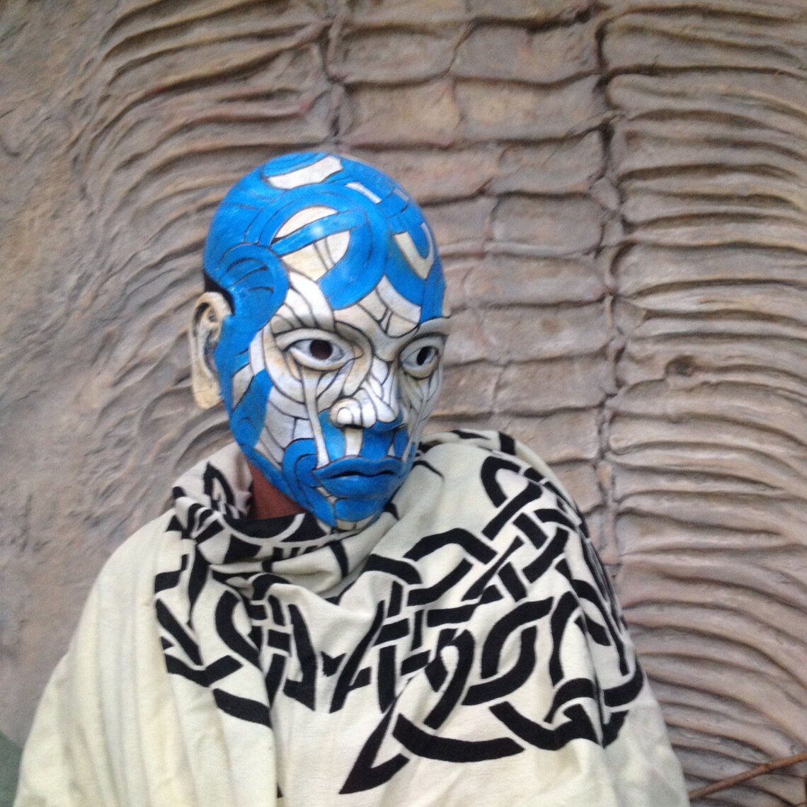 Masquerade Mask Burning Man Costume Shaman Headdress Warrior - Etsy