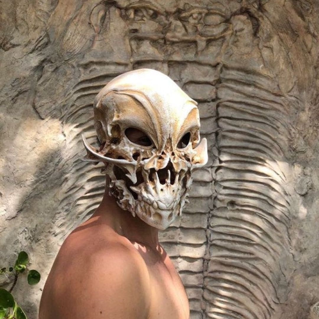 Bones Mask, Skull Mask, Aliens Mask, Horror Mask, Mask, Masquerade Mask ...