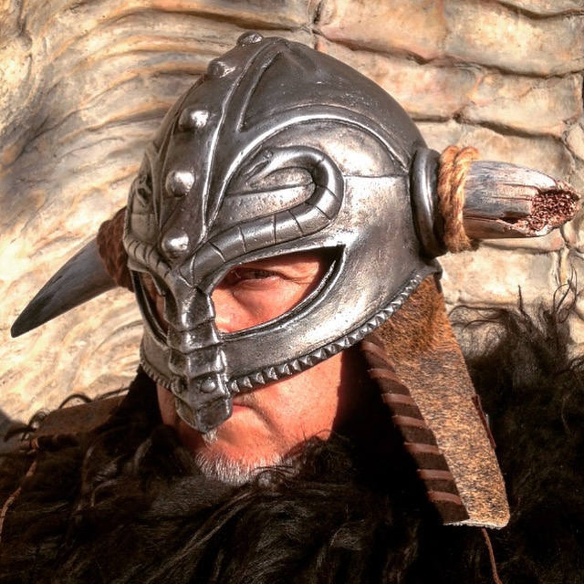 Viking Helmet Elder Scrolls North Helmet North Wars Gamer - Etsy