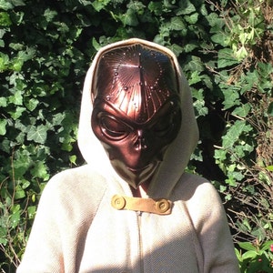 Aliens Masks Set - Bronze and Silver Mask, Masquerade Mask, Burning Man ...