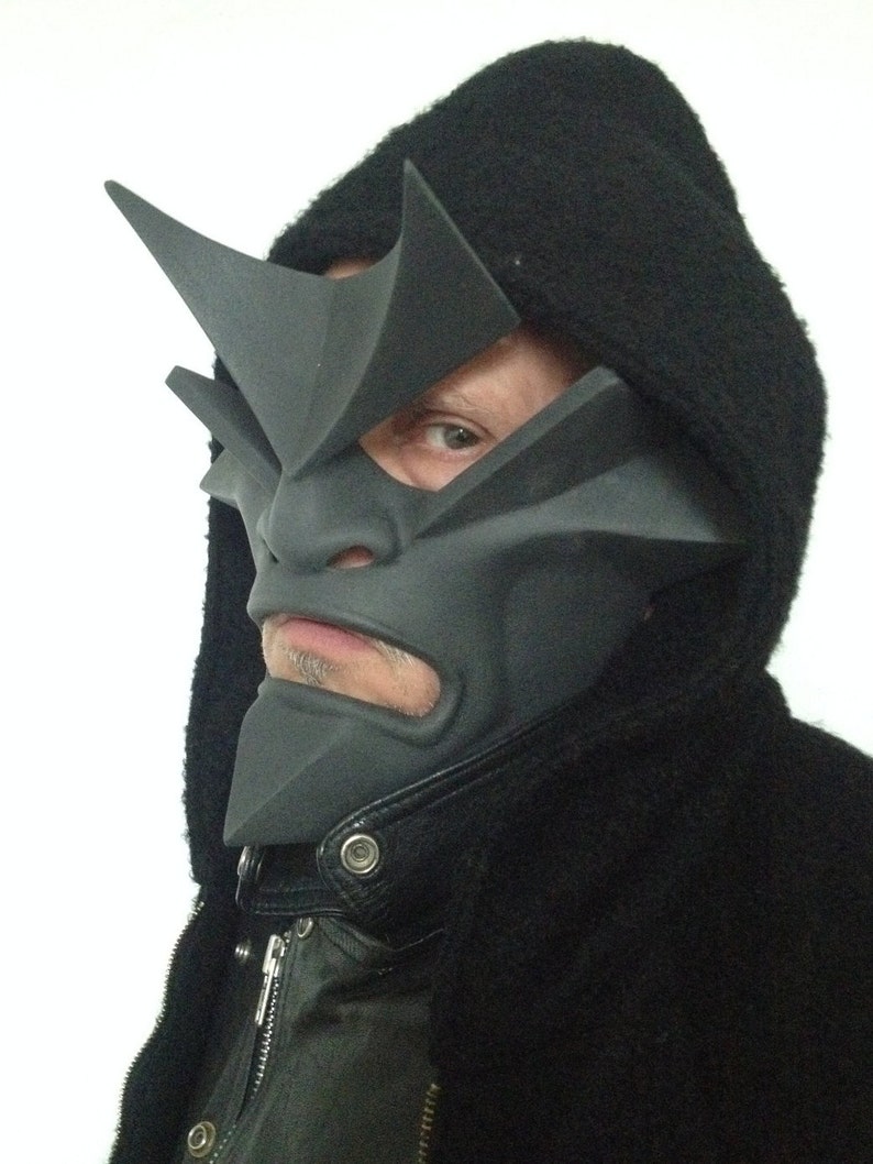 Halloween Devil Face Masquerade Mask Mask Dark Burton - Etsy