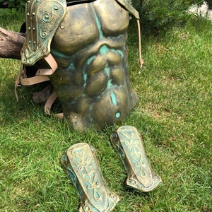 Pauldrons Shoulder Armor EHD Bumper Wrist Guards, Larp Armor, Ancient ...