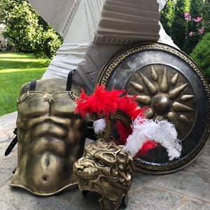 Ancient Armor Set, Greece Armor Reconstruction, Larp Armor, Alexander ...