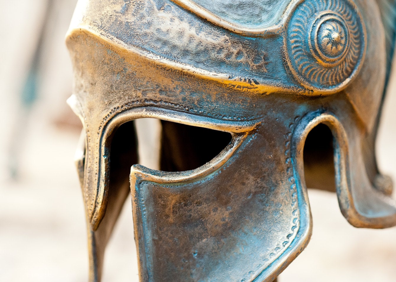 Greek Helmet Ancient Corinthian Helmet Greek Spartan Helmet | Etsy Polska