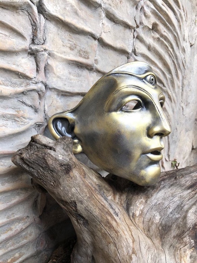 Ancient Gold Third Eye Mask: Fiberglass Cosplay Costume - Etsy