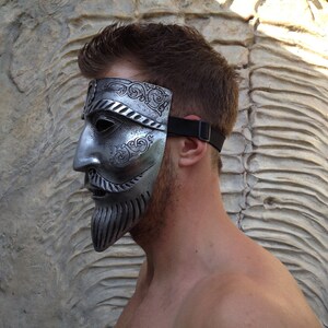 Fiberglass Battle Mask: Medieval Baron, Larp Cosplay Armor - Etsy