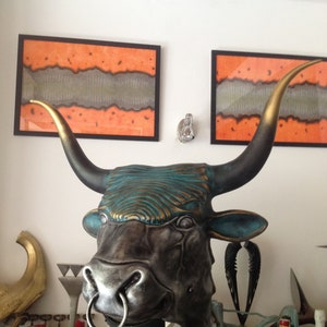 Minotaur Mask, Ancient Helmet, Animal Mask, Larp Helmet, Greek ...