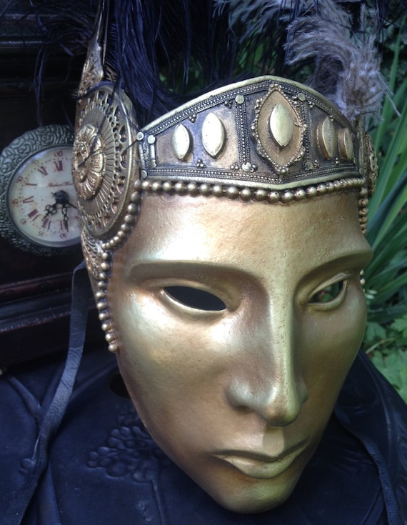 Gold Faceless Mask