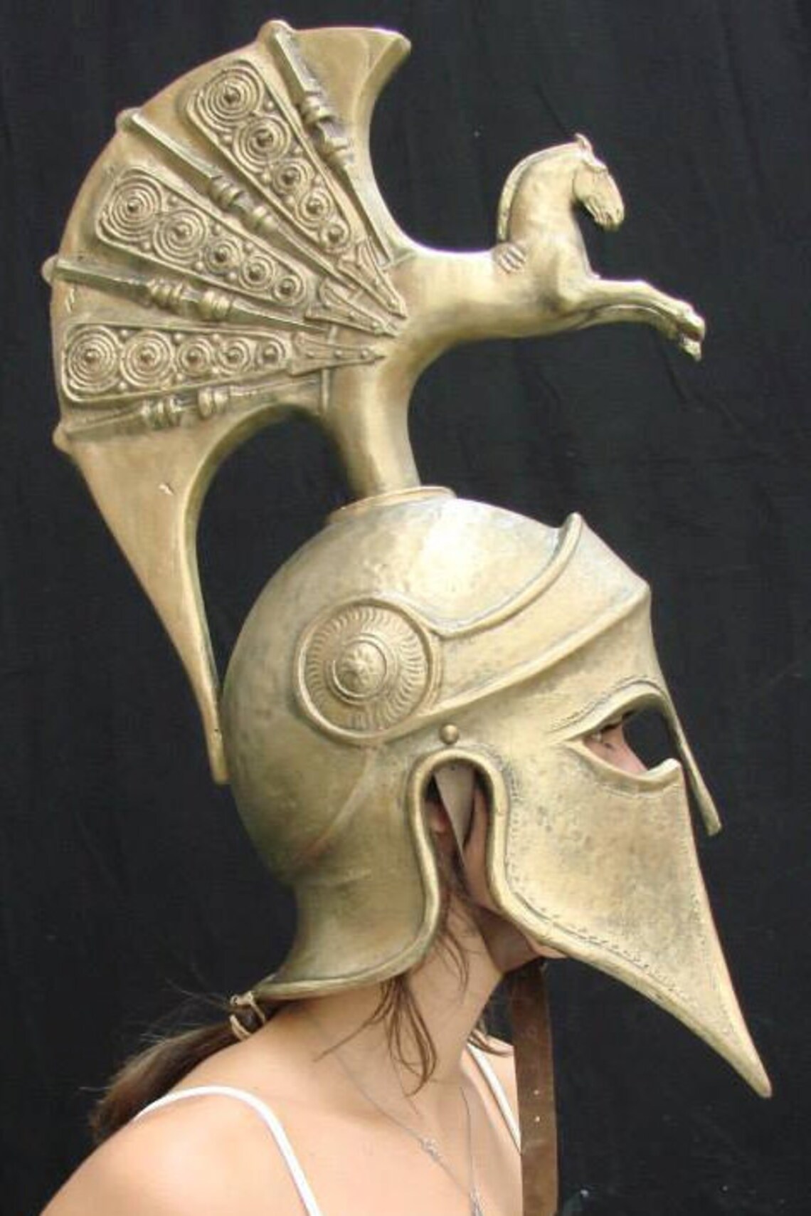 Greek Spartan Helmet Ancient Armor Larp Helmet Ancient Helmet - Etsy