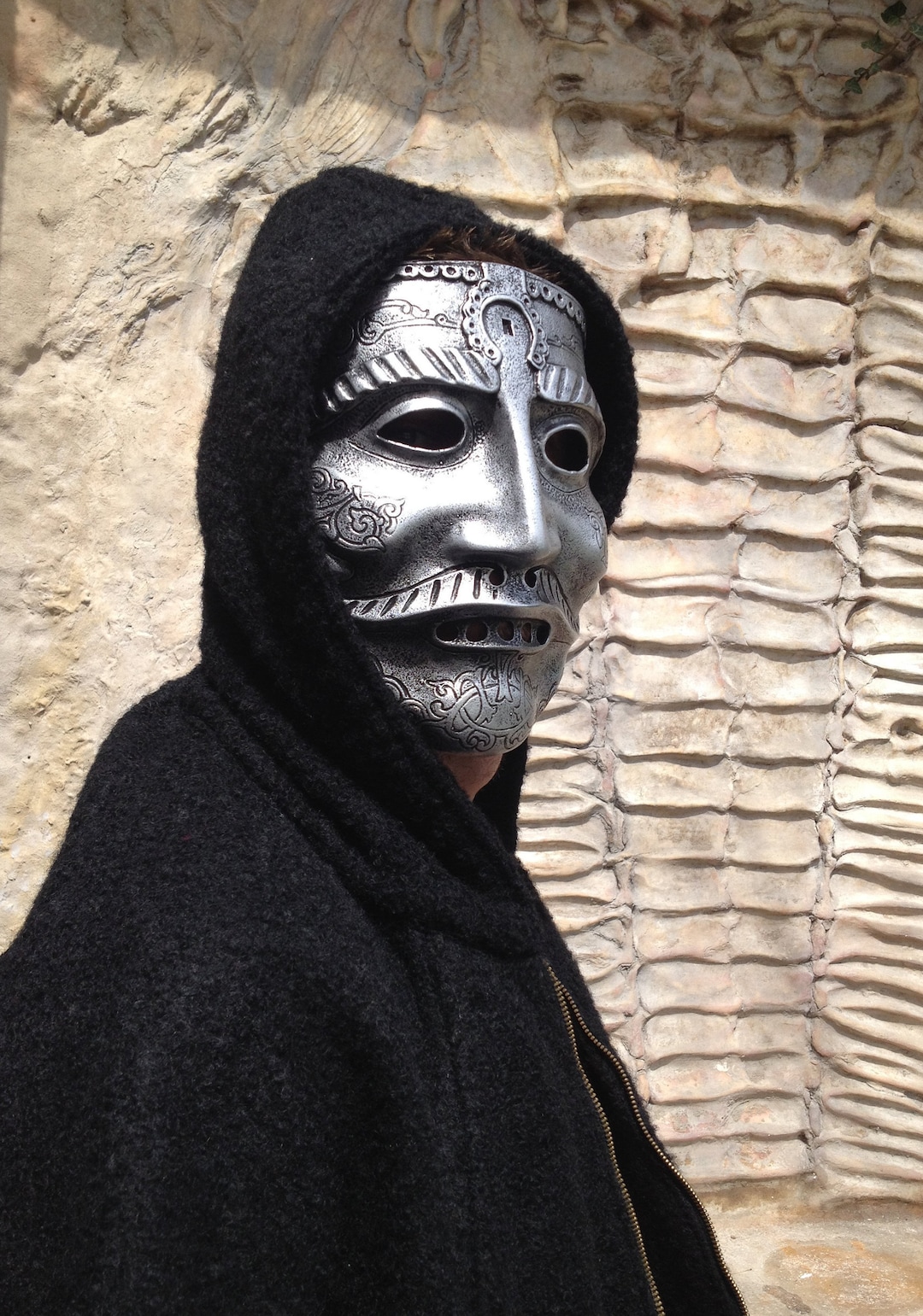 Baron Mask, Gothic Mask, Silver Mask, Dark Ages, Battle Mask, Larp ...