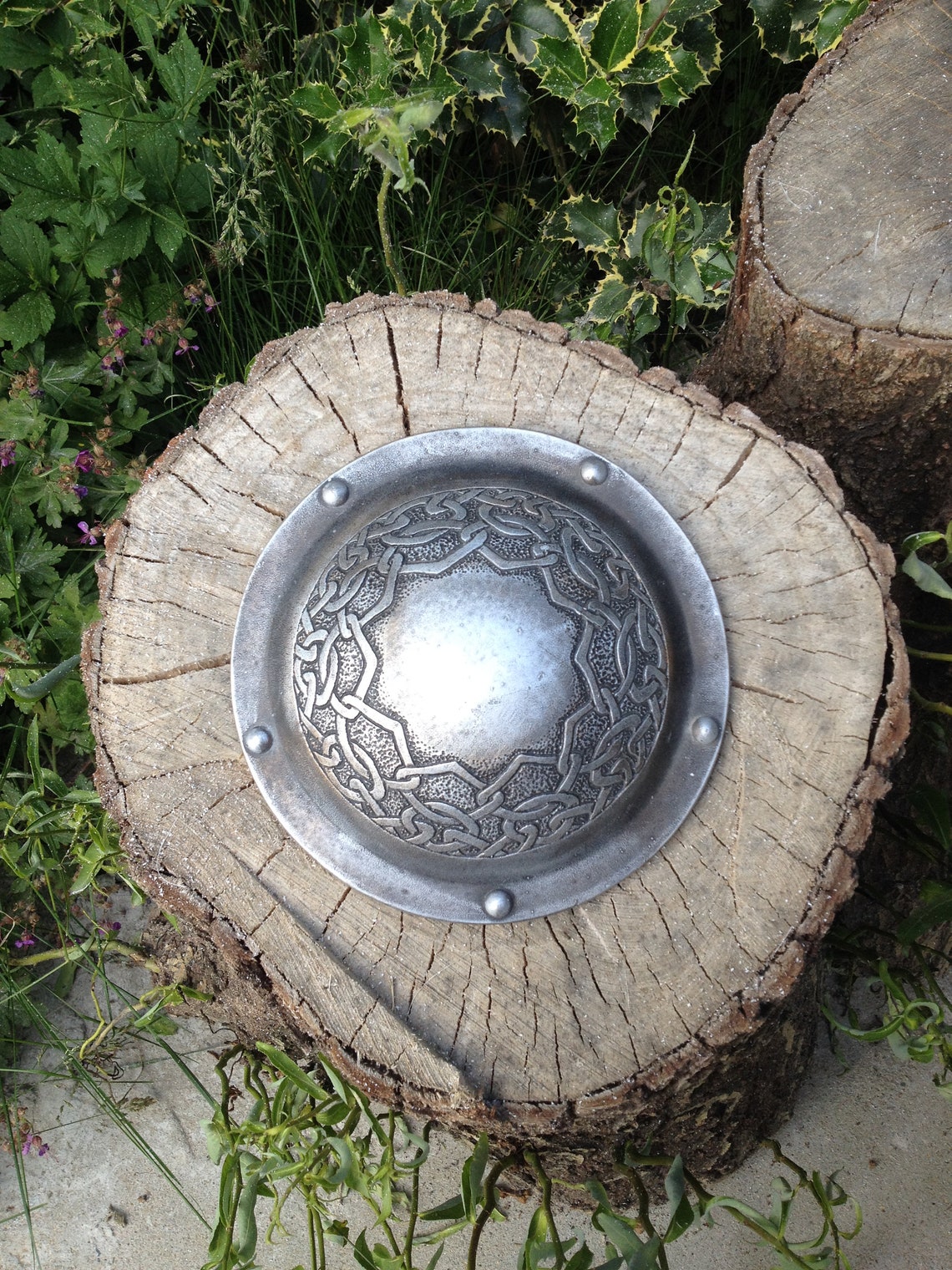 Shield Boss Viking Larp Shield Elements Viking Iron Shield | Etsy