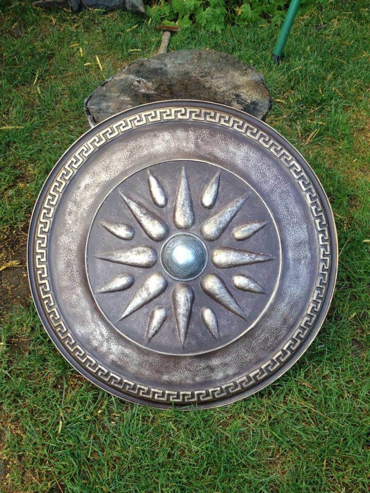 Ancient Wall Decor, Shield Alexander, Greek Shield, Bronze Wall ...