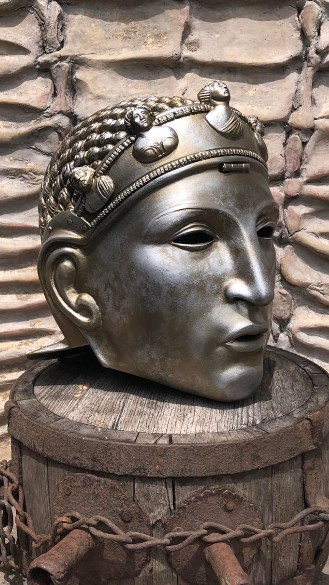Nijmegen Roman Helmet Mask: Fiberglass Battle Armor, LARP Replica - Etsy