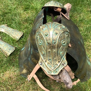 Pauldrons Shoulder Armor EHD Bumper Wrist Guards, Larp Armor, Ancient ...