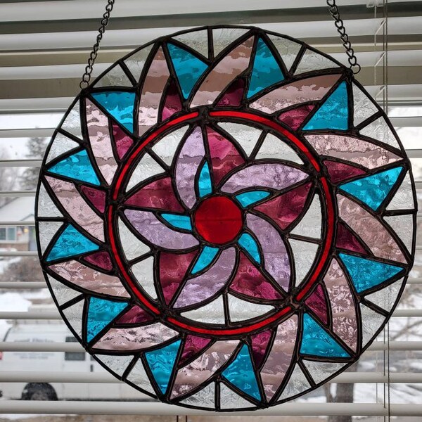 Stained Glass Window Mandala - Etsy