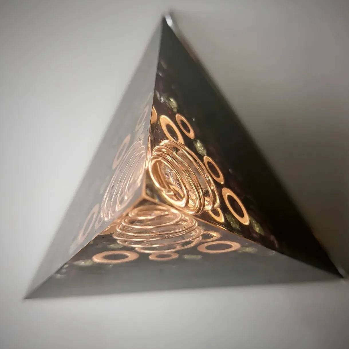 Raw Garnet Orgonite Pyramid - Etsy